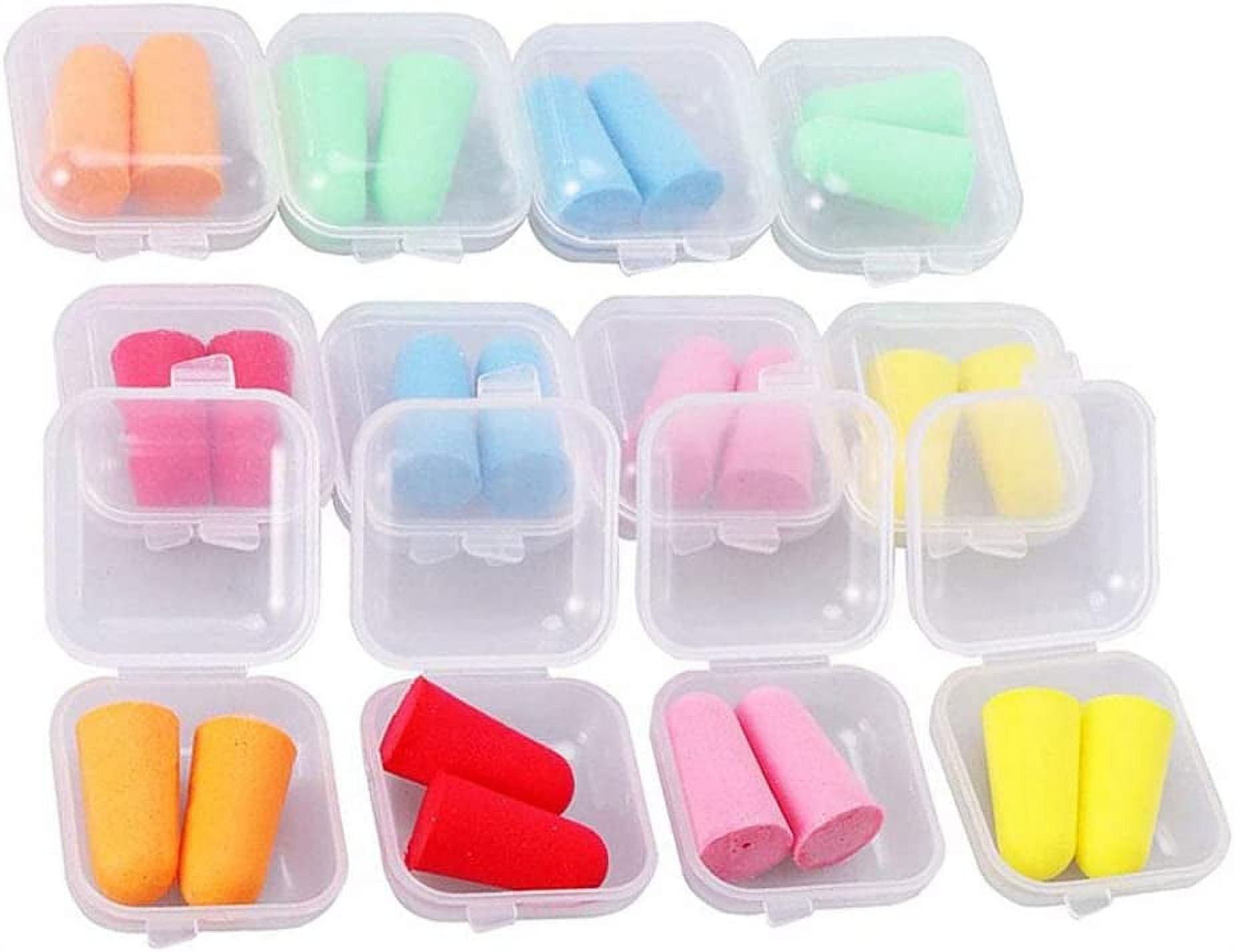 Sleep Earplugs, 12 Pairs Soft Sponge Noise Cancelling Ear Buds(6 Colors ...