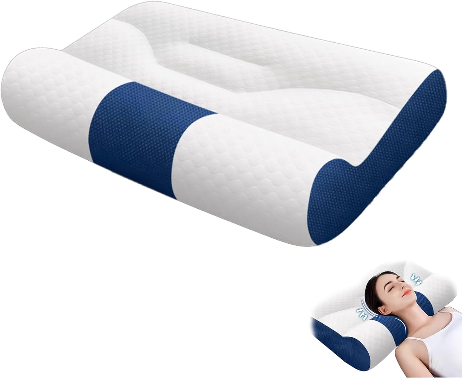 Sleep Enhancing Cervical Support Comfort Goose Down Pillow, 2025 New ...