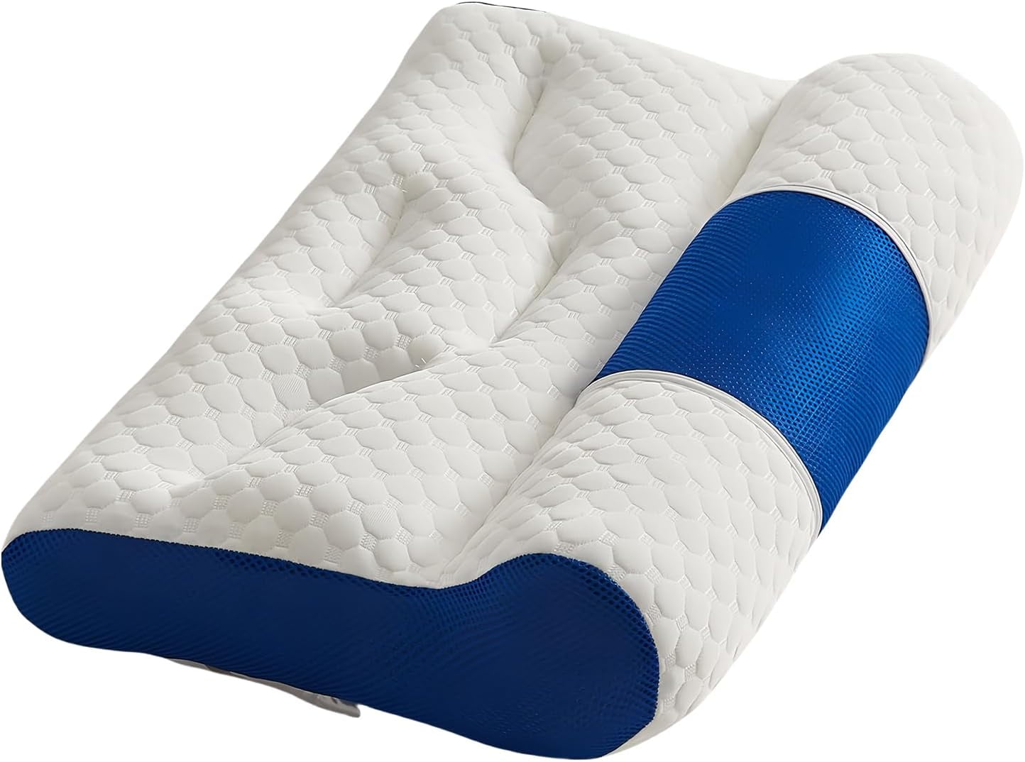 Sleep Enhancing Cervical Support Comfort Goose Down Pillow, Cervical ...