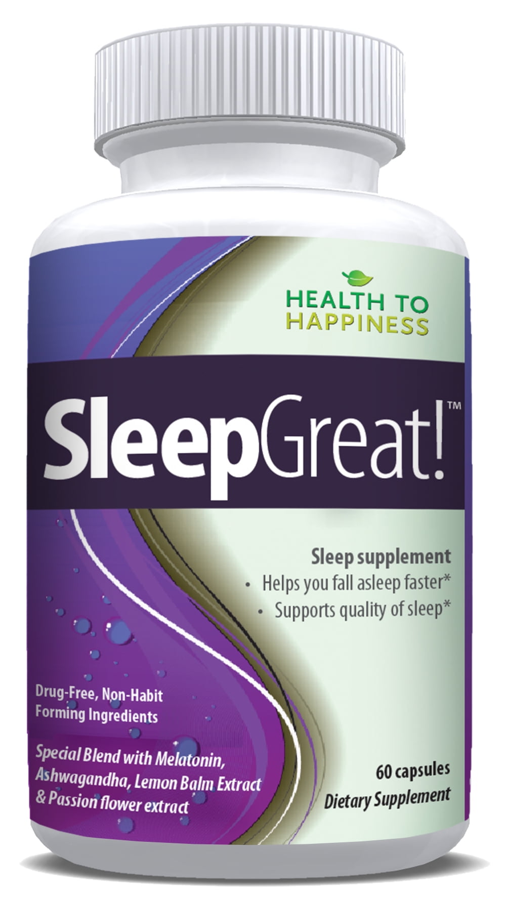 Sleep Great is a Non-Habit Forming Natural Sleeping Aid. Special Blend ...