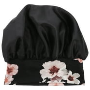 Womens Soft Pure Satin Silk Sleeping Caps Night Sleep Hats Hair Scarves ...
