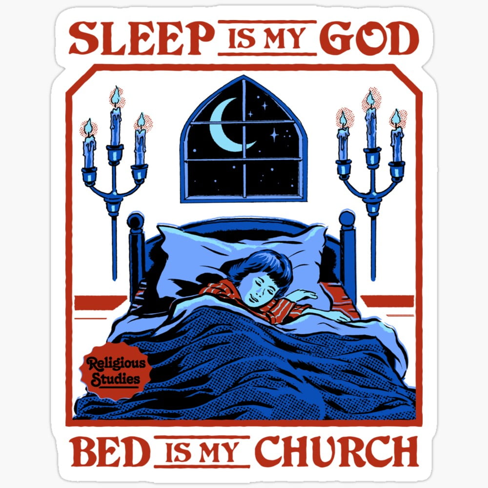 Sleep Is My God Sticker Phone Decal Water Bottle Stickers Car Decals ...