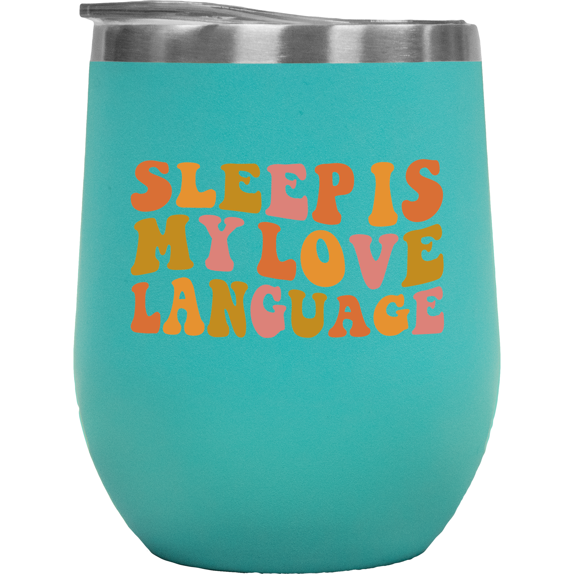 Sleep Is My Love Language, Funny Sleeping or Nap Lover Themed, Groovy ...