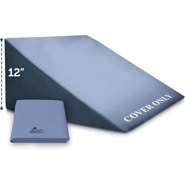 Sleep Jockey Pillow Cover for Bed Wedge - Ultrasoft Bamboo Wedge Pillow ...