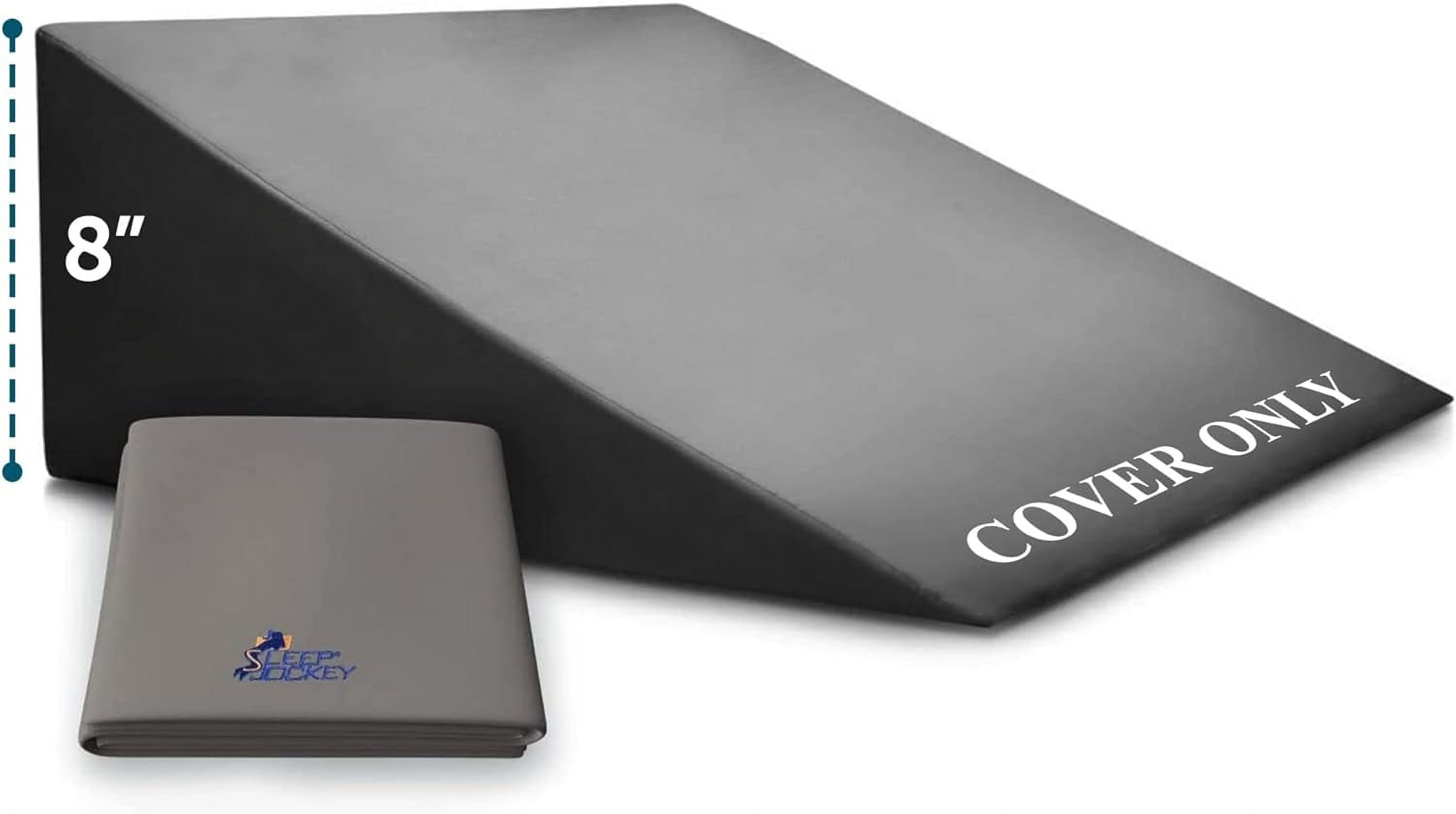 Sleep Jockey Pillow Cover for Bed Wedge - Ultrasoft Bamboo Wedge Pillow ...