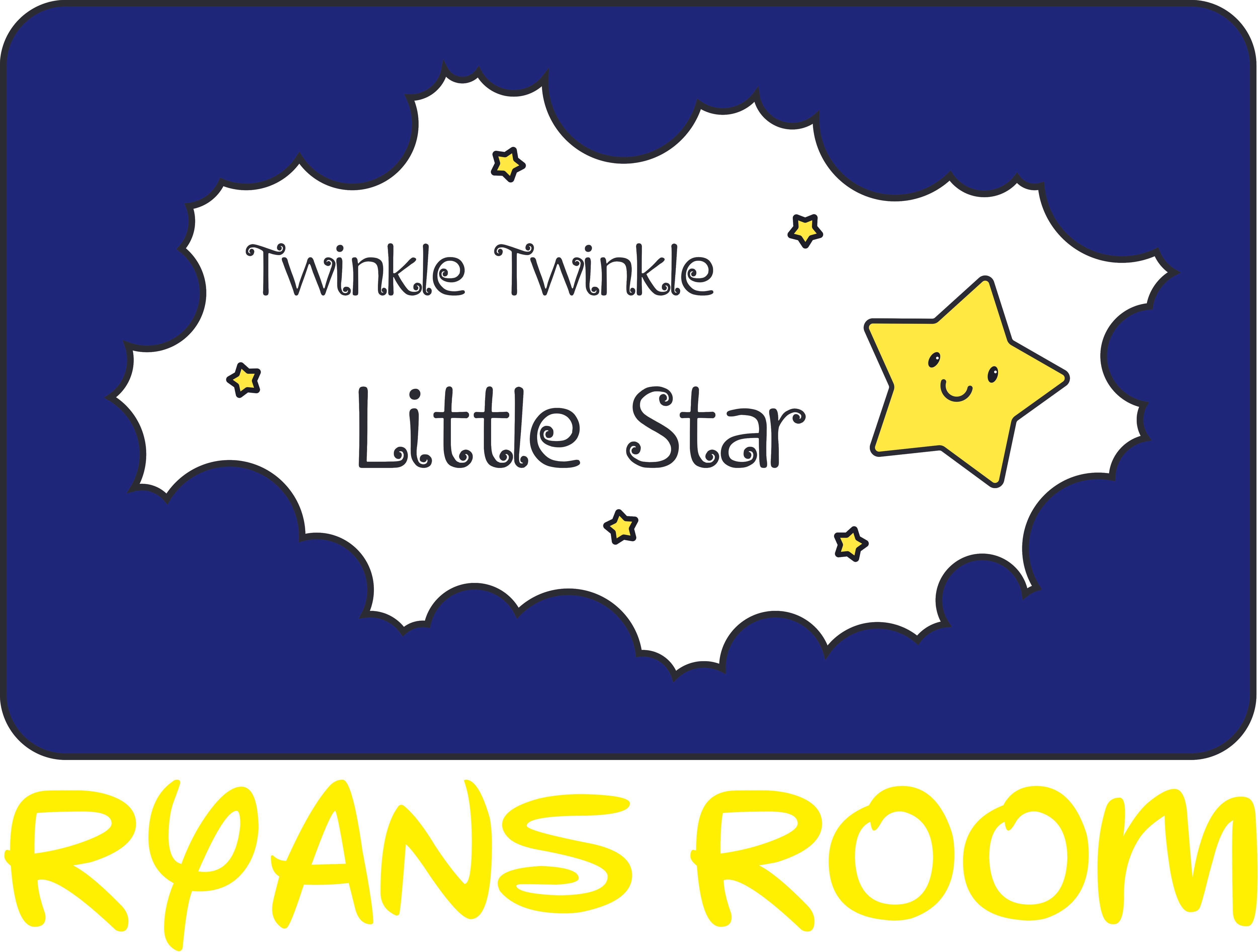Sleep Kid Bedroom Twinkle Little Star Decors Wall Sticker Art Design ...