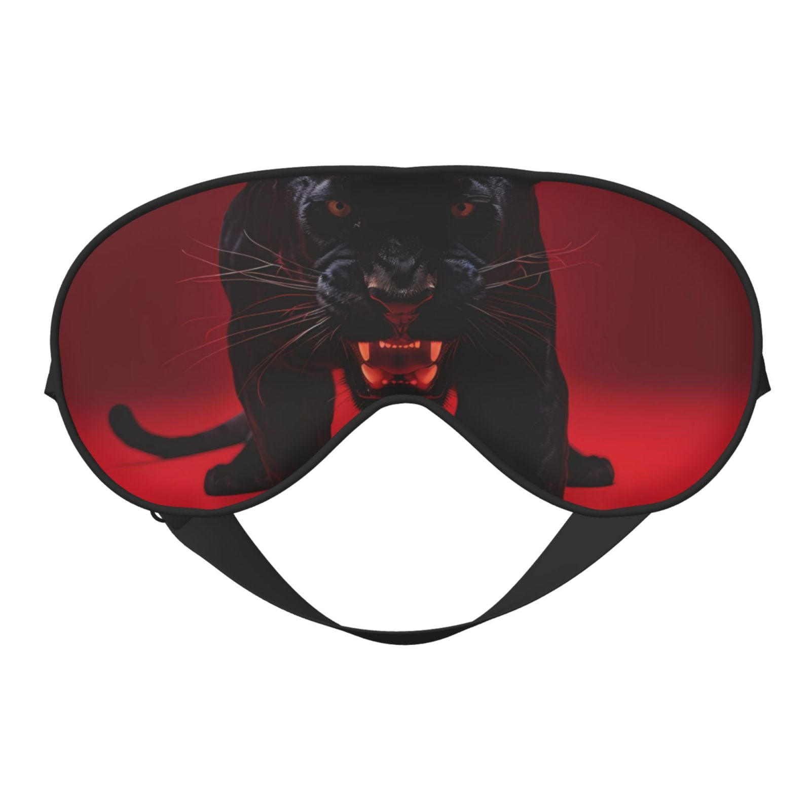 Sleep Mask - Black Panther Red Background Light Blocking Eye Mask for ...