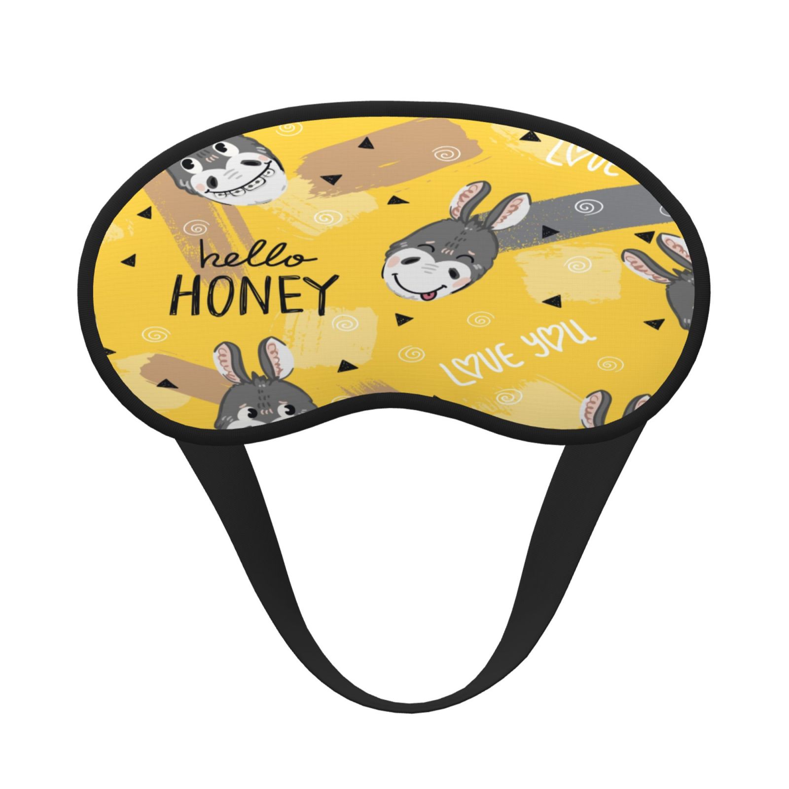 Sleep Mask Blackout Eye Masks With Elastic Band For Sleeping Soft Comfy ...