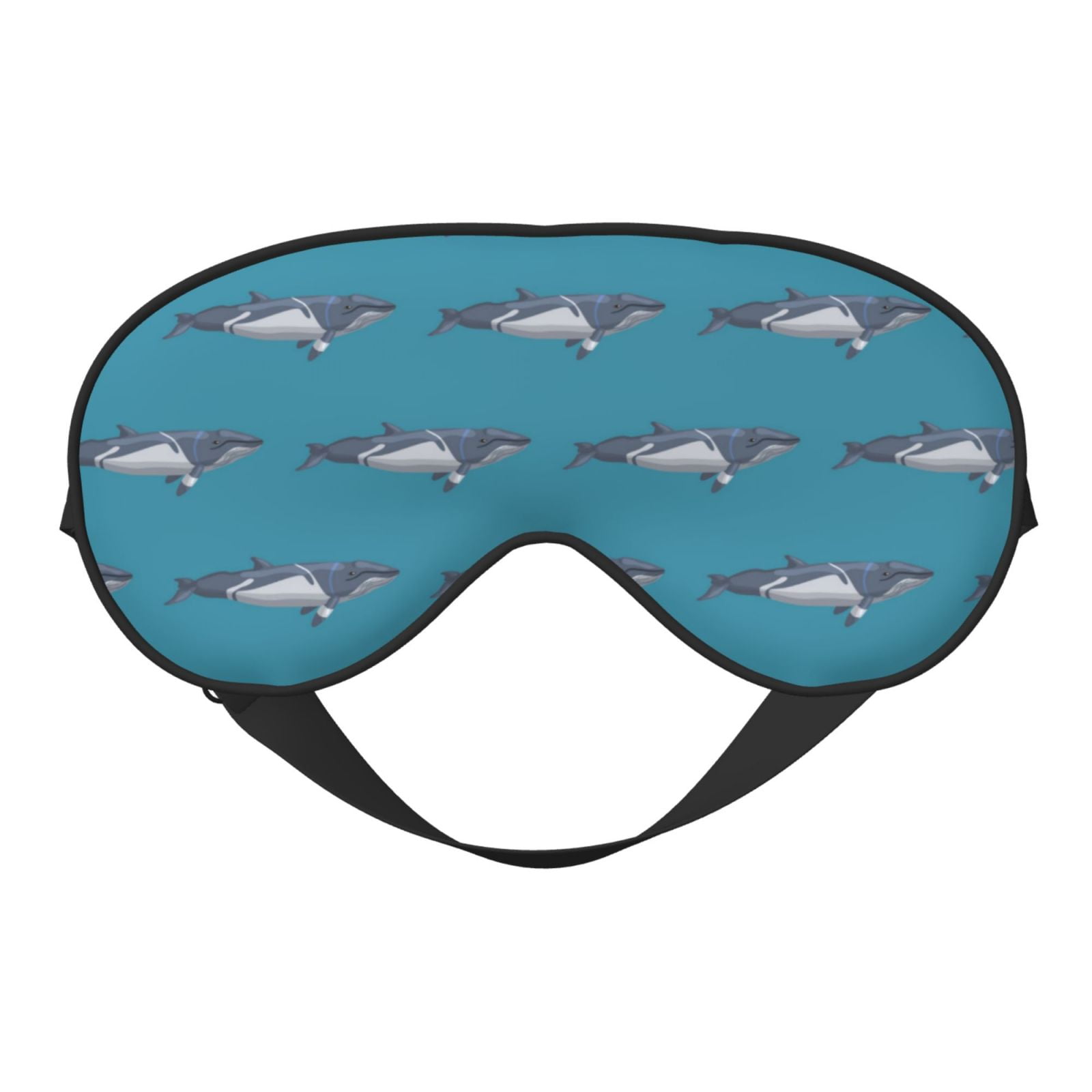 Sleep Mask - Cartoon Cool Whale Light Blocking Eye Mask for sleep with ...