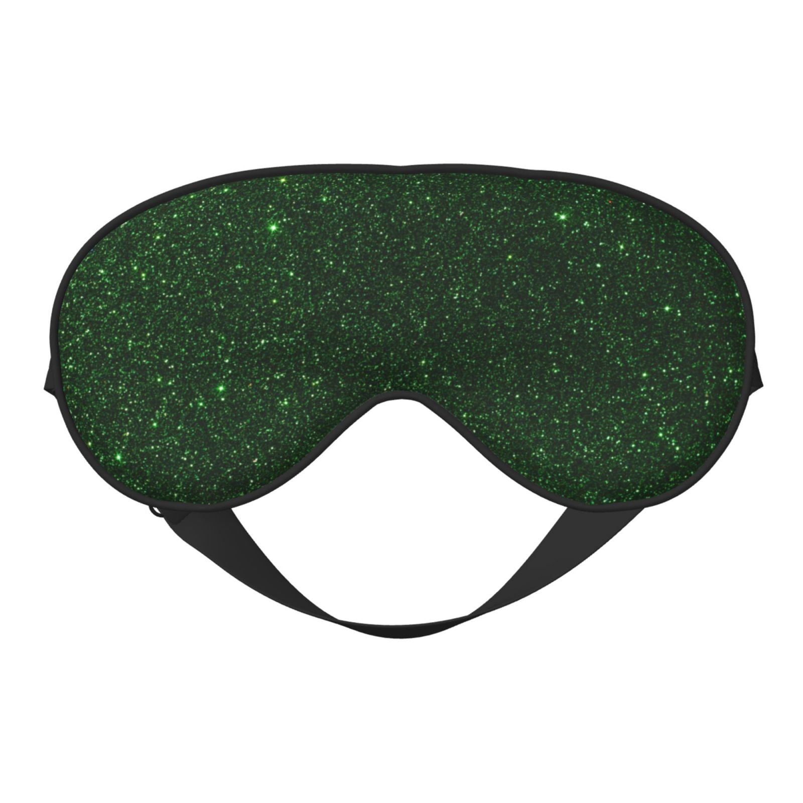 Sleep Mask - Emerald Green Sparkling Light Blocking Eye Mask for sleep ...