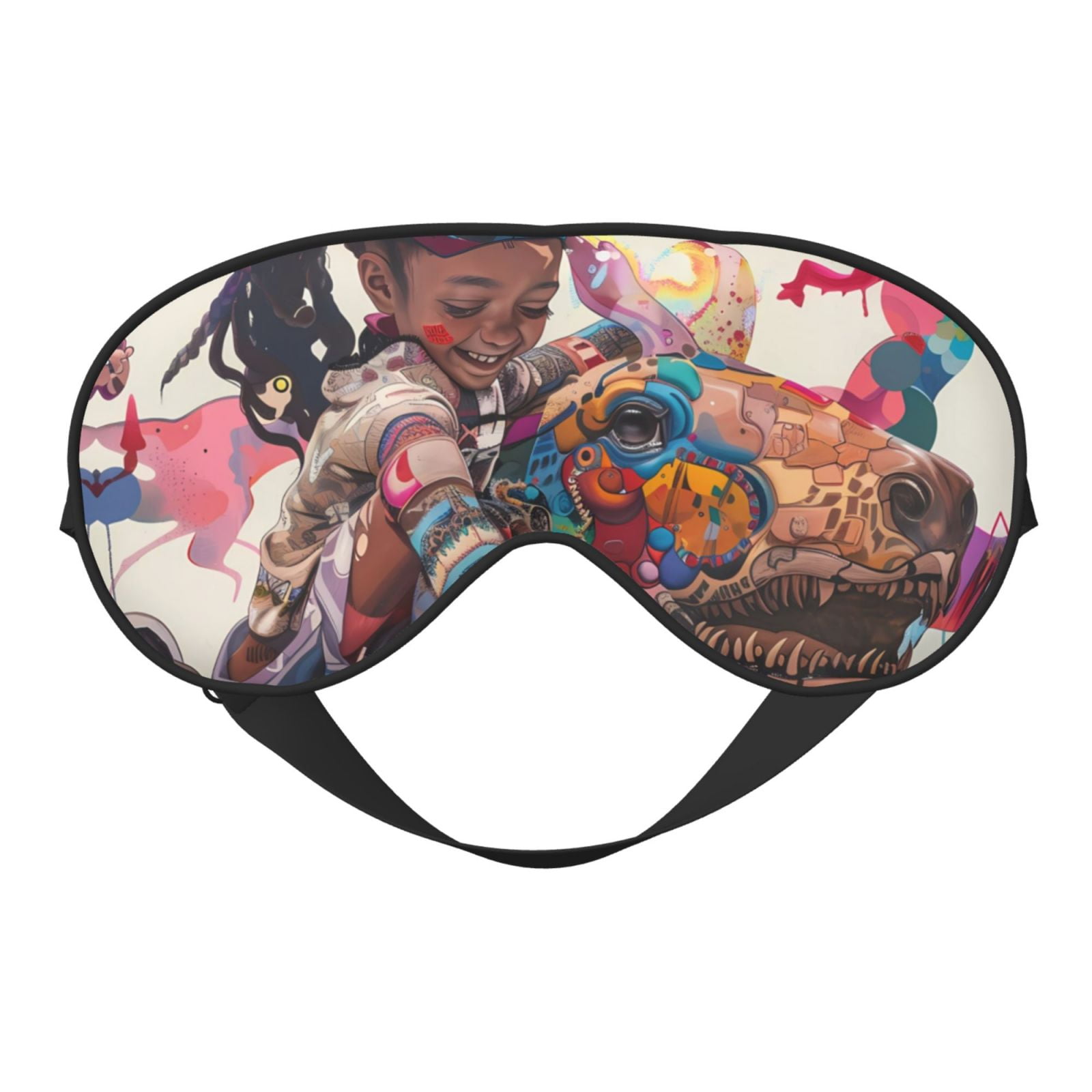 Sleep Mask - Fantasy Colorful Beast Light Blocking Eye Mask for sleep ...