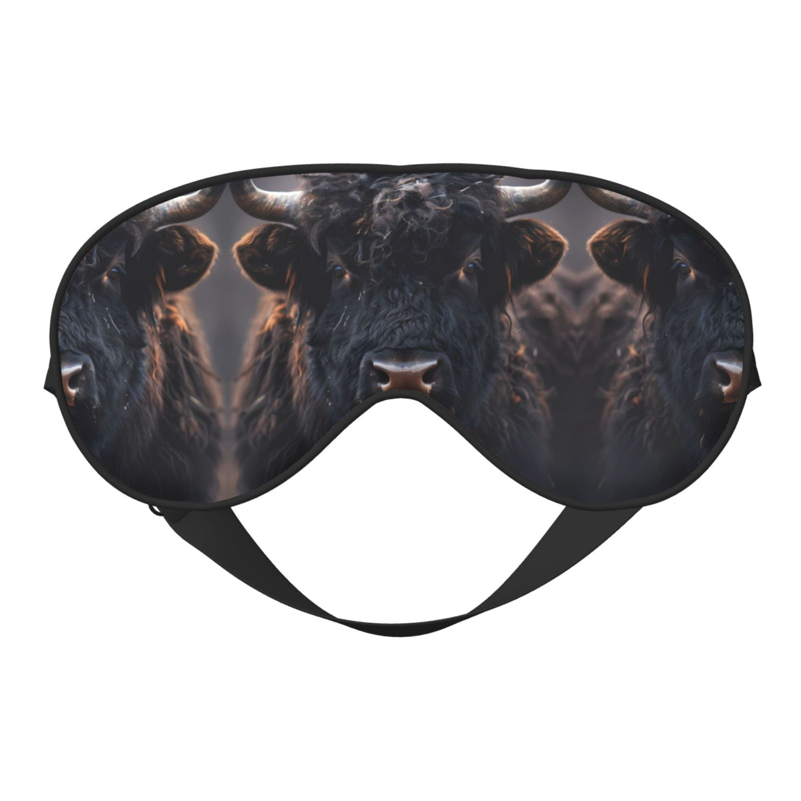 Sleep Mask - Majestic Black Yak Light Blocking Eye Mask for sleep with ...