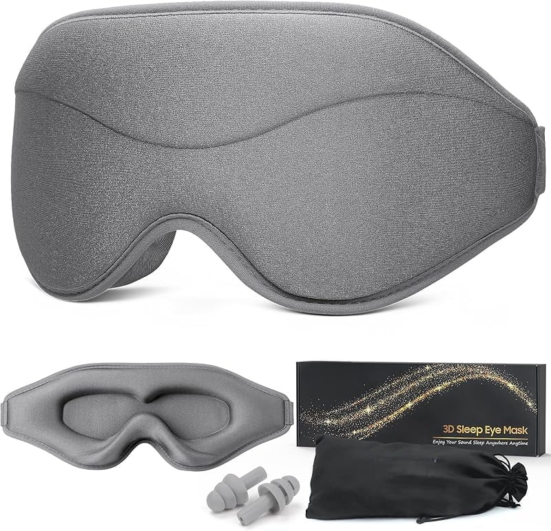 Sleep Mask, Premium Eye Mask for Sleeping, Total Blackout, Super Soft ...