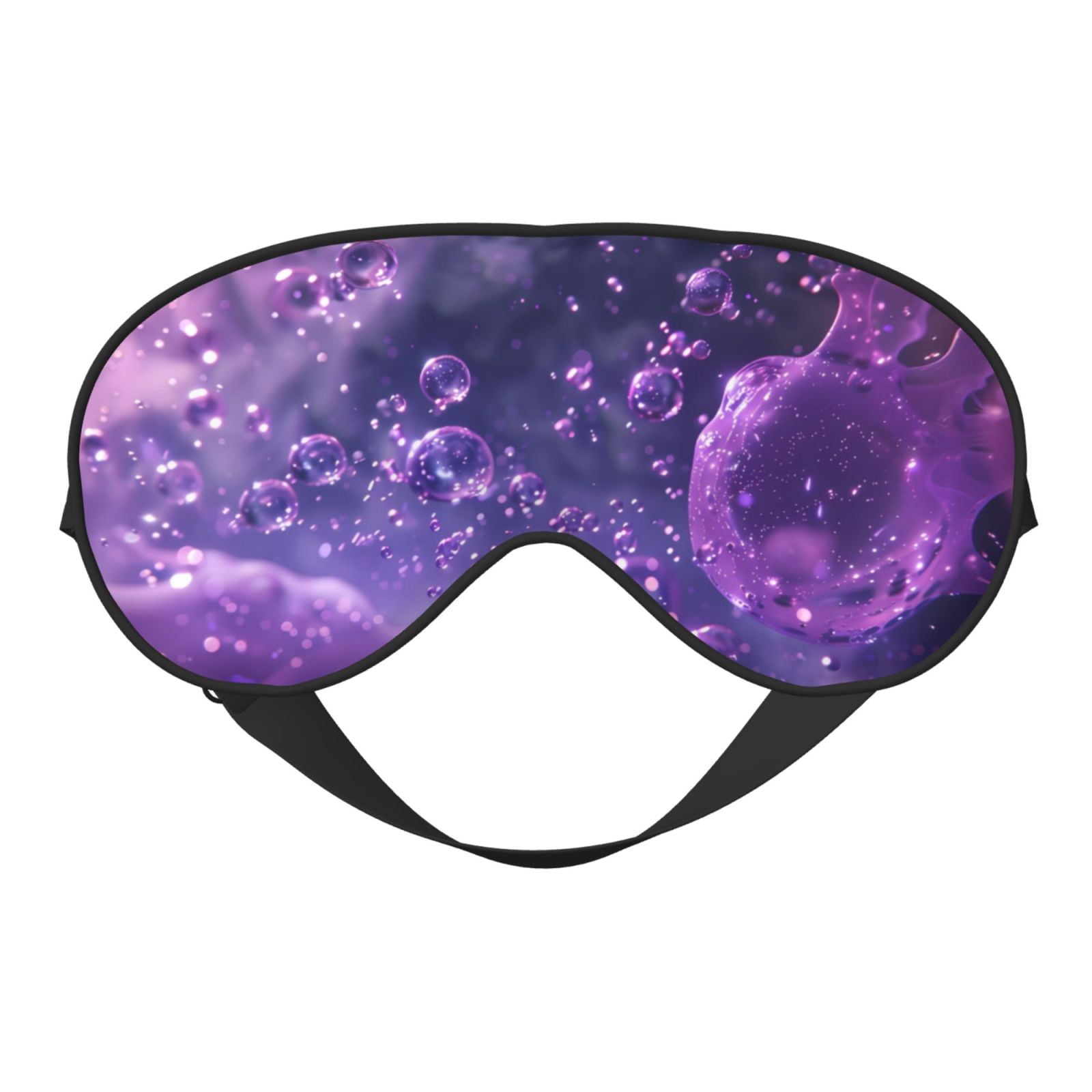 Sleep Mask - Purple Bubble Abstract Art Light Blocking Eye Mask for ...
