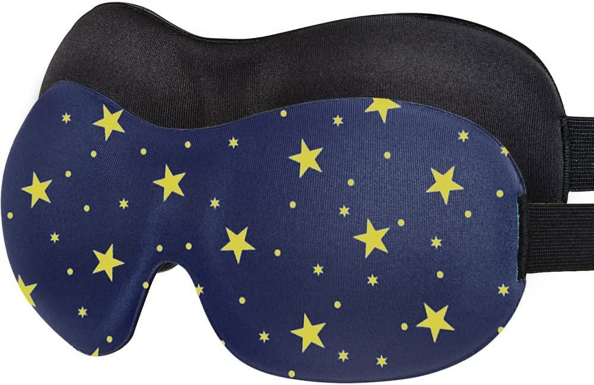 Sleep Mask for Side Sleeper 2 Pack, 3D Contoured Cup Sleeping Mask ...