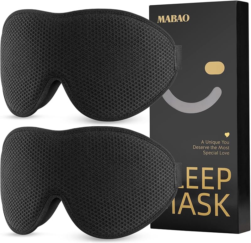Sleep Mask for Side Sleeper, Eye Mask for Sleeping Women Men, 3D ...