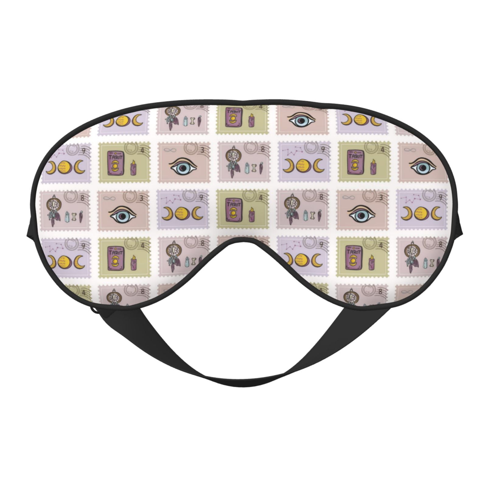 Sleep Mask - Stamp Pattern eye Light Blocking Eye Mask for sleep with ...