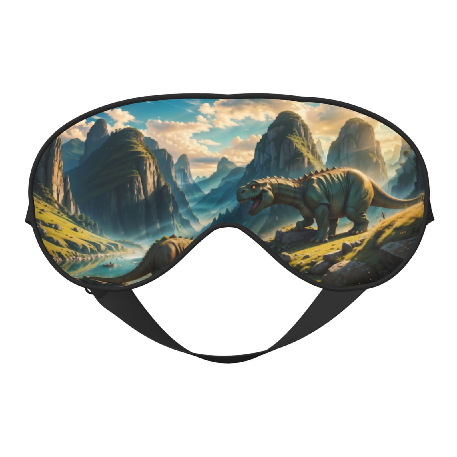 Sleep Mask - Valley River Dinosaur Light Blocking Eye Masks for Sleep ...