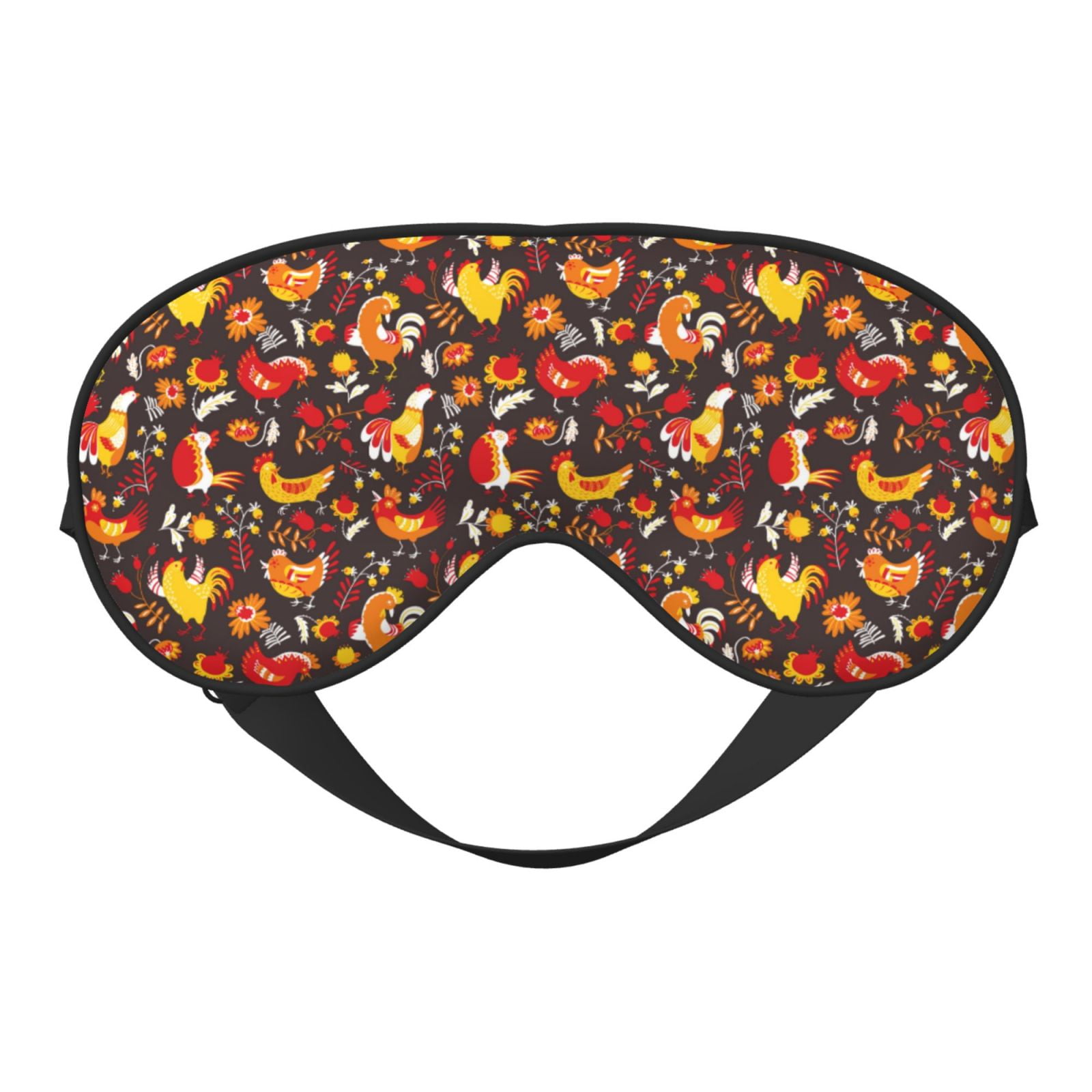 Sleep Mask for Women and Men Roosters Soft Blocking Eye Mask for Side ...