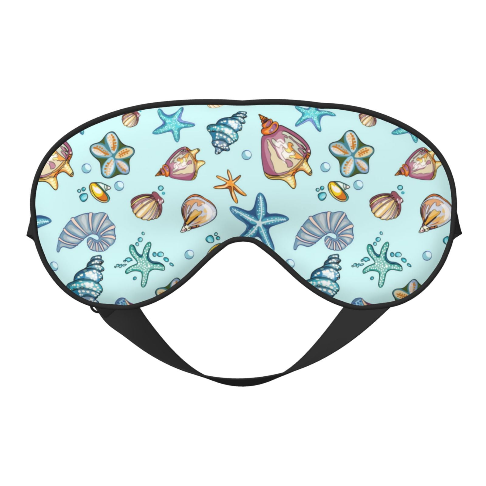 Sleep Mask for Women and Men Sea Shells 2 Soft Blocking Eye Mask for ...