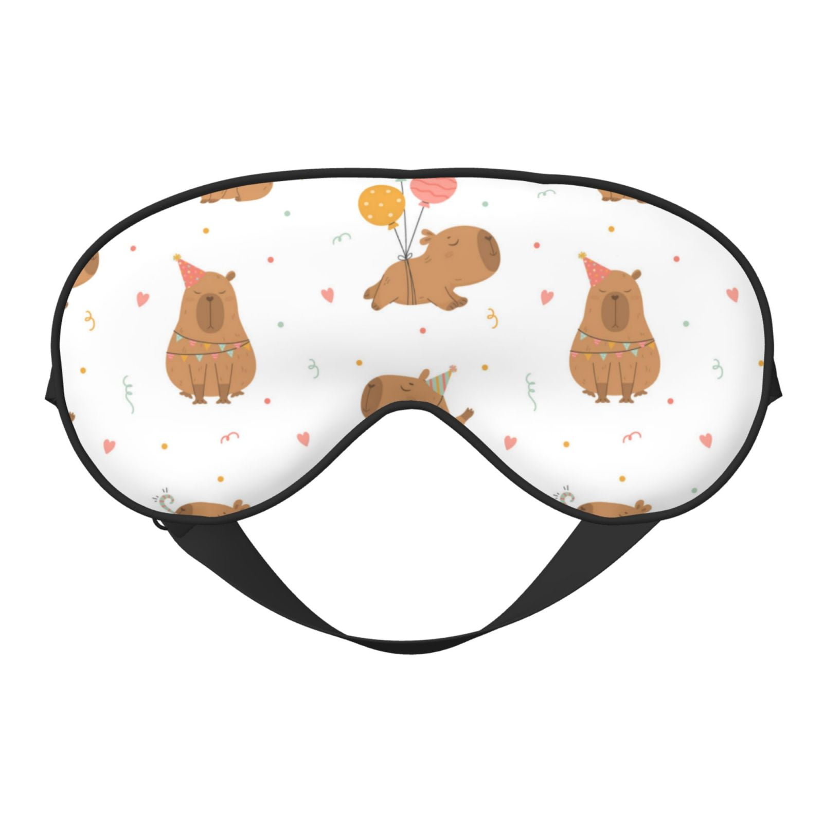 Sleep Masks for Women Men, Capybaras Birthday Blackout Eye Masks for ...