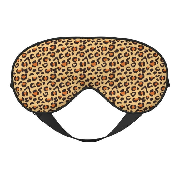 Sleep Masks for Women and Men, yellow Leopard trendy Double-Sided Eye ...