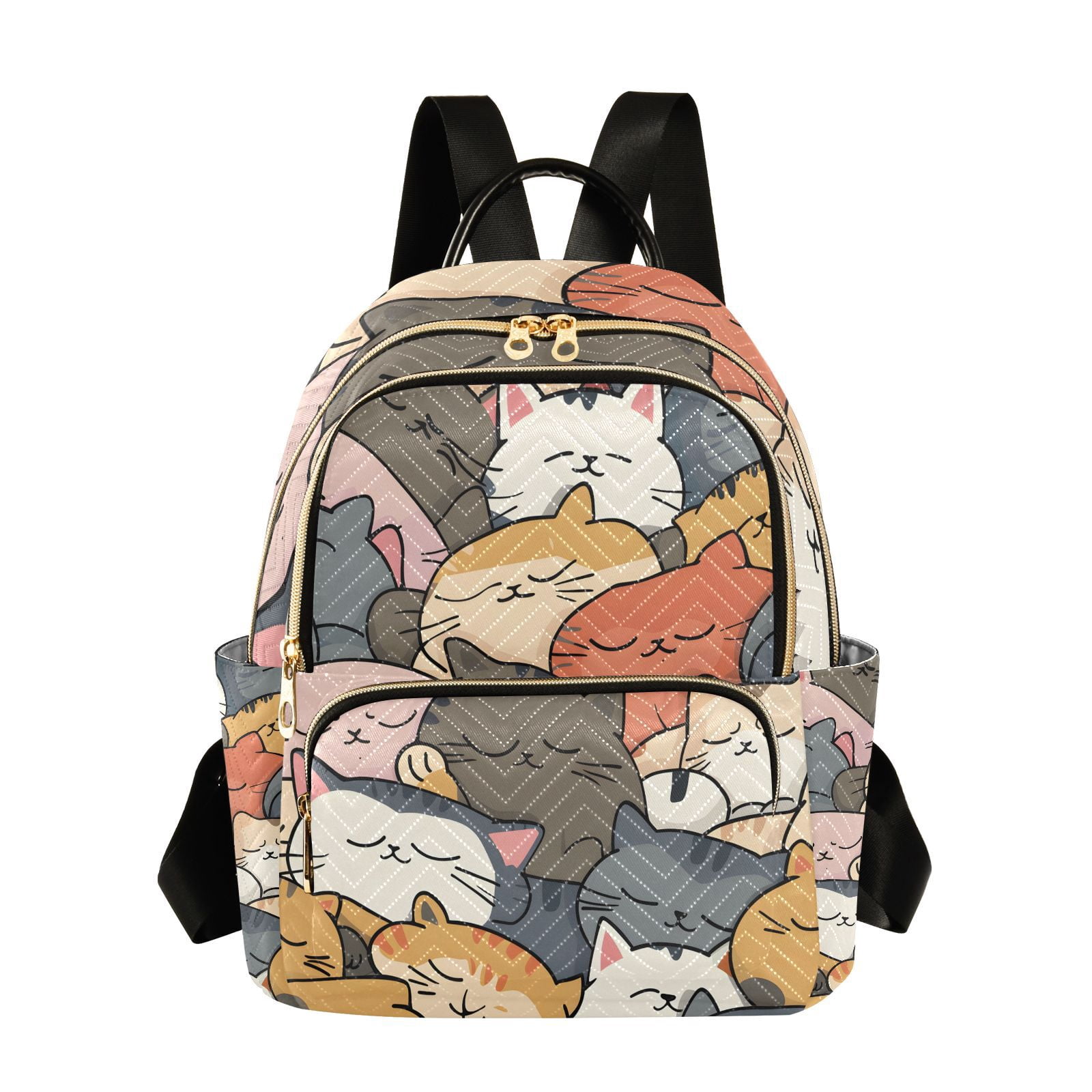 Sleep Of Cats Travel Laptop Backpack Casual Daypack Lightweight Bookbag ...