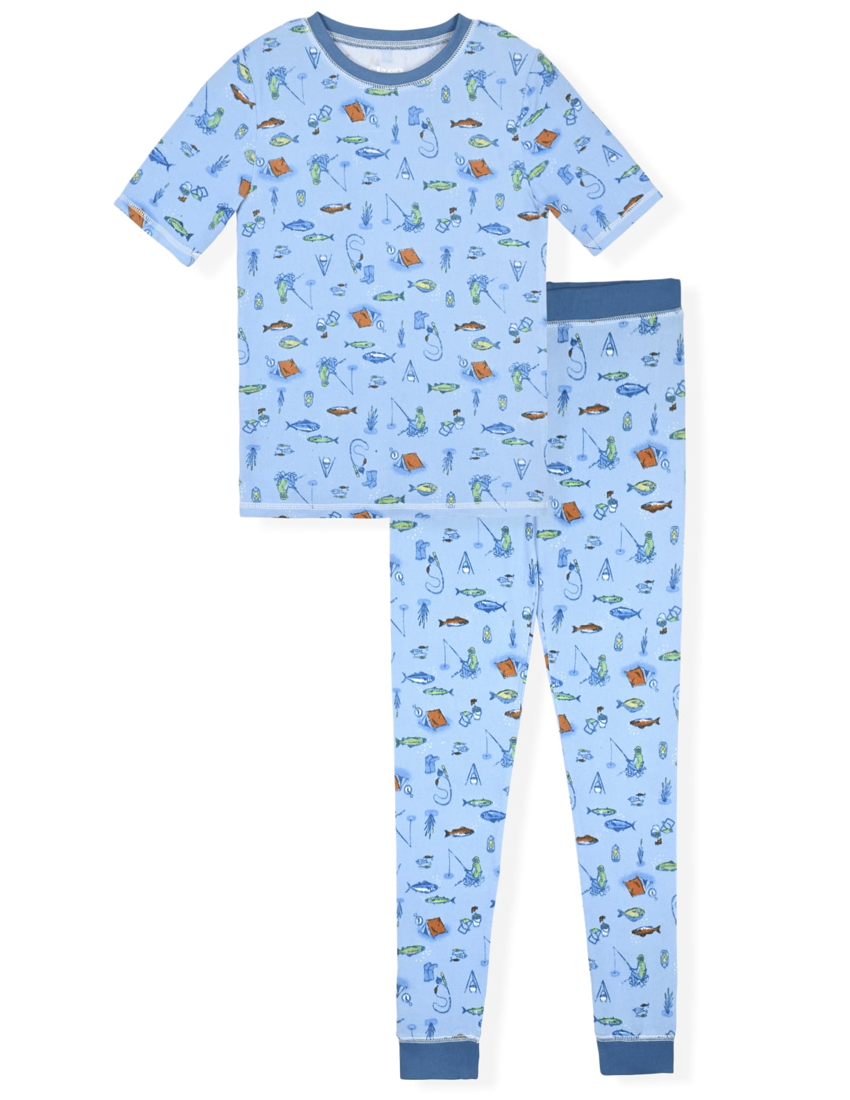 Sleep On It Boys 2-Piece Super Soft Jersey Snug-Fit Pajama Set ...