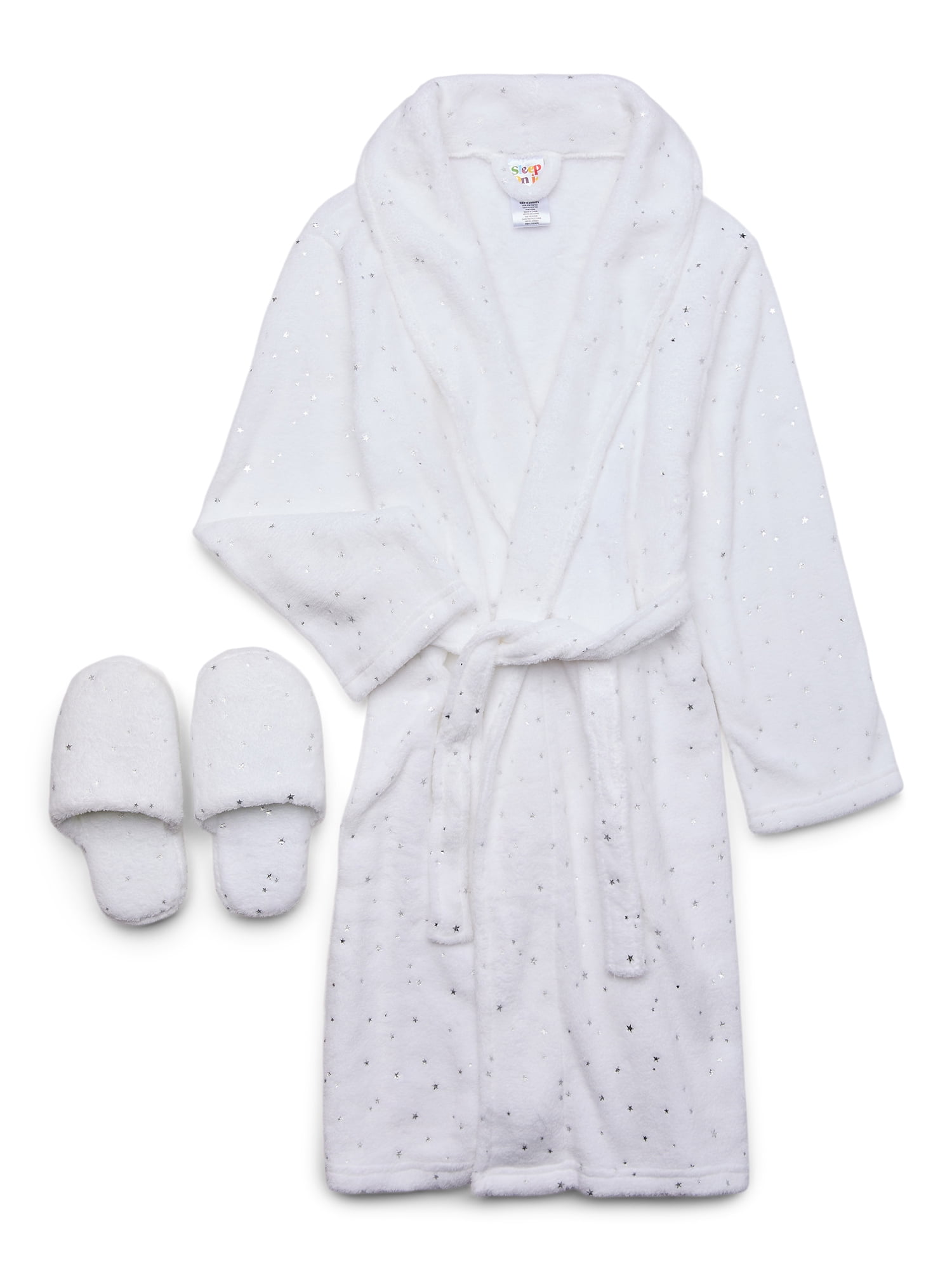 Sleep On It Girls Fleece Robe and Slippers Set - Walmart.com