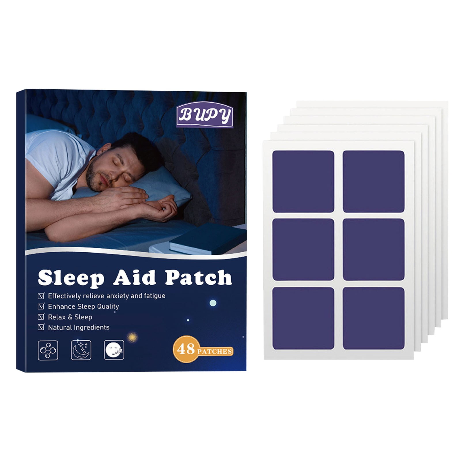 Sleep Patches for Adults, 48 Pack Upgraded Deep Sleep Patches, All ...