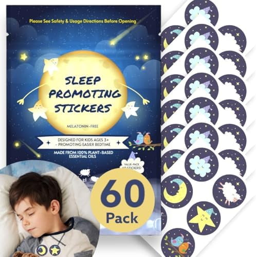 Sleep Patches for Kids and Adults - 60 Natural Essential Oils Sleep Aid ...