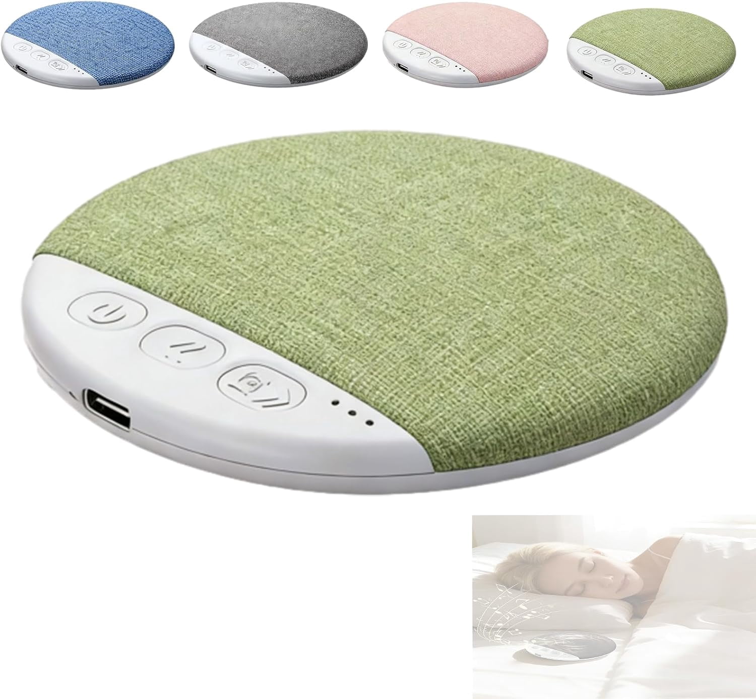 Sleep Pillow Speaker, Bluetooth Pillow Speaker Under for Sleeping ...