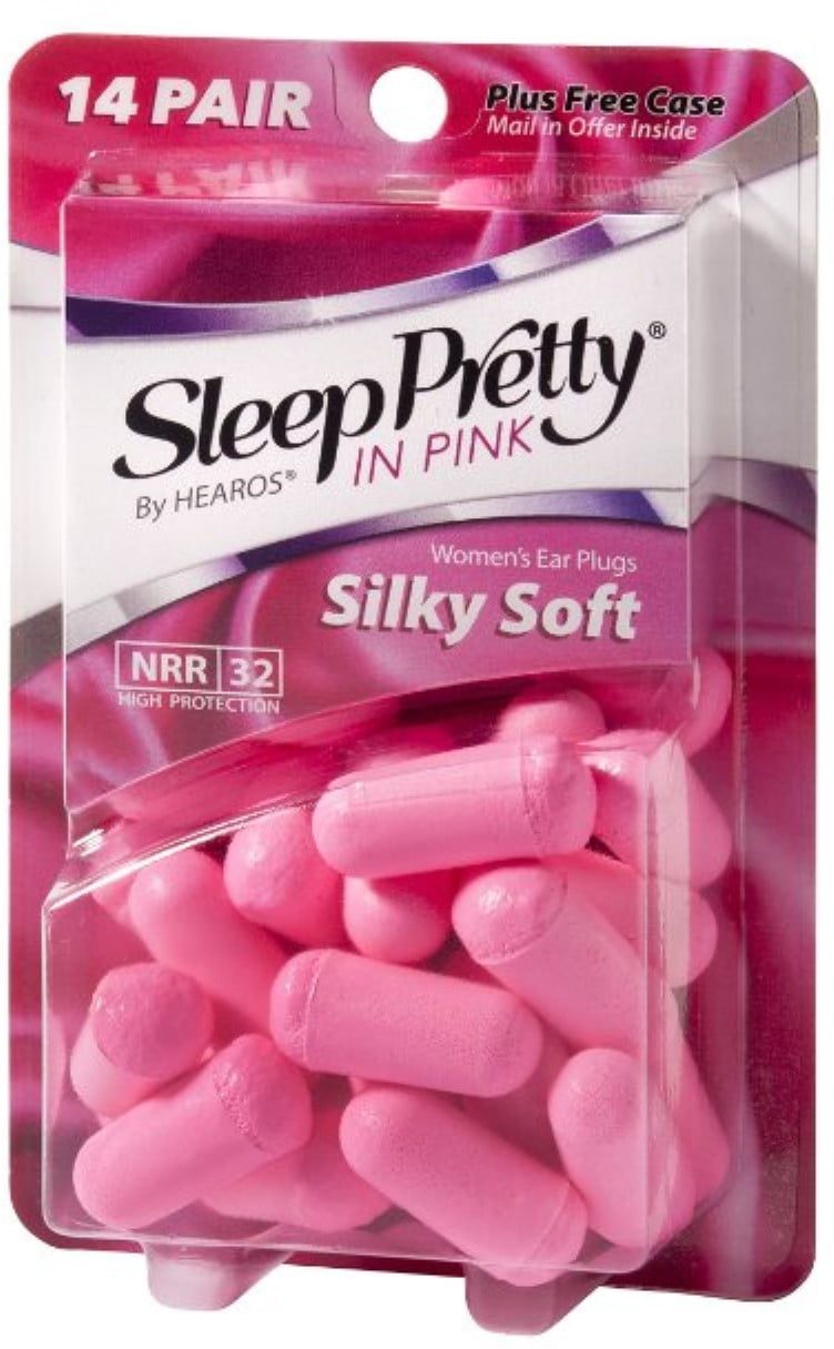 Sleep Pretty in Pink Women's Ear Plugs 14 pairs (Pack of 6) - Walmart.com