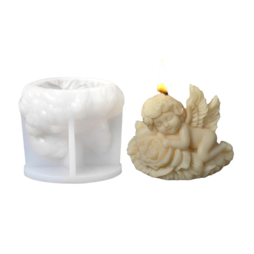 Sleep Rose Angel Molding Mold Making Candle Resin Aromatherapy Home ...