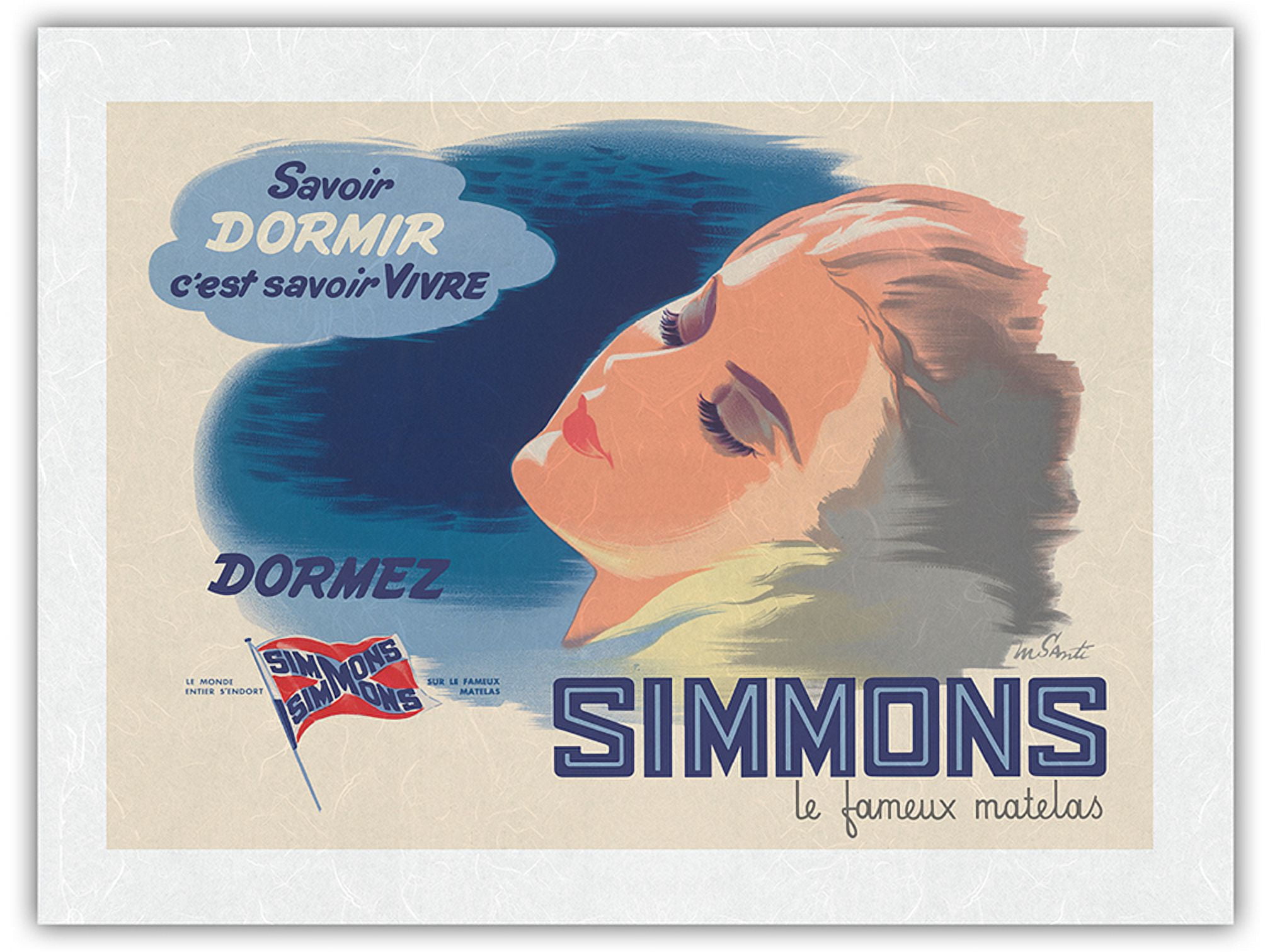 Sleep Simmons the Famous Mattress (Dormez Simmons le Fameux Matelas ...
