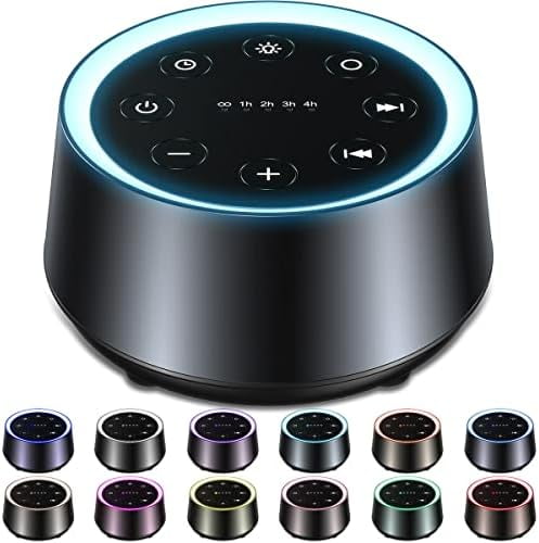 Sleep Sound Machine White Noise Machines with 30 Soothing Sounds 12 ...