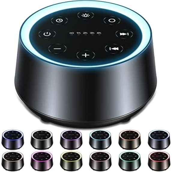 Sleep Sound Machine White Noise Machines with 30 Soothing Sounds 12 ...