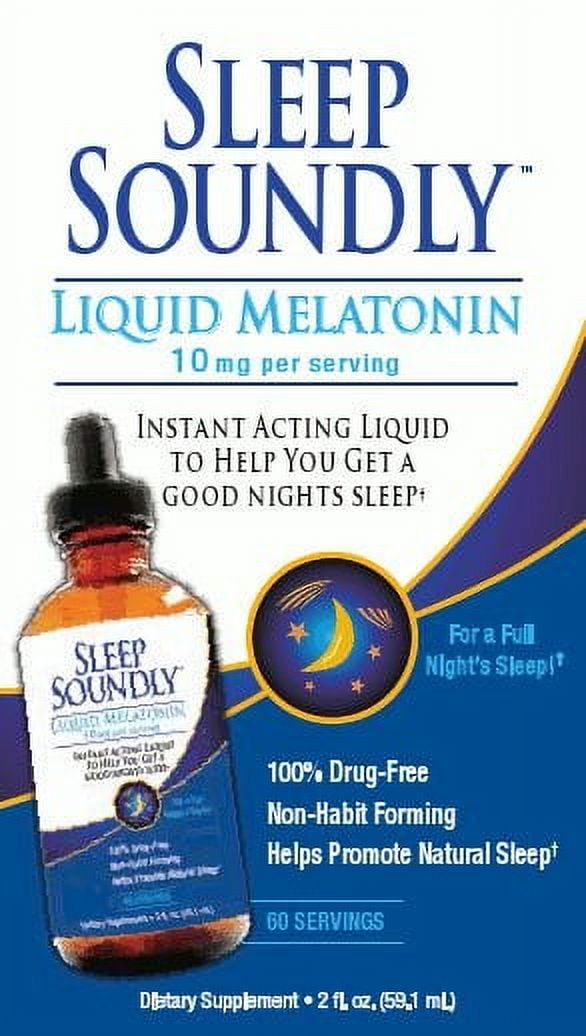 Sleep Soundly Liquid Drops, 10 mg, 2 Oz - Walmart.com