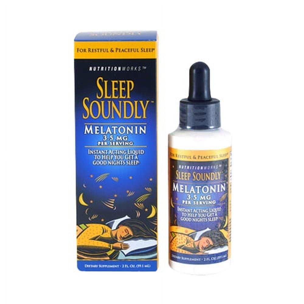 Windmill Sleep Soundly Melatonin Liquid, 2 Oz - Walmart.com