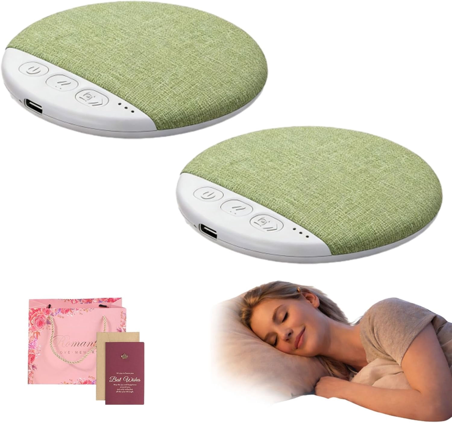 Sleep Speaker Under Pillow - 2026 Upgraded Mini Bluetooth Pillow ...