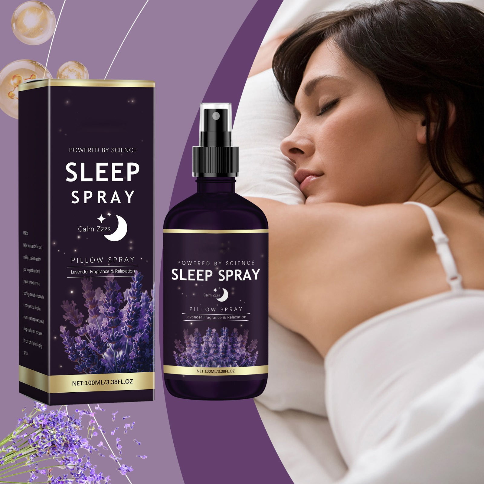 Sleep Spray Good Sleep Aid Help You Fall Asleep Easily Fragrance Pillow ...