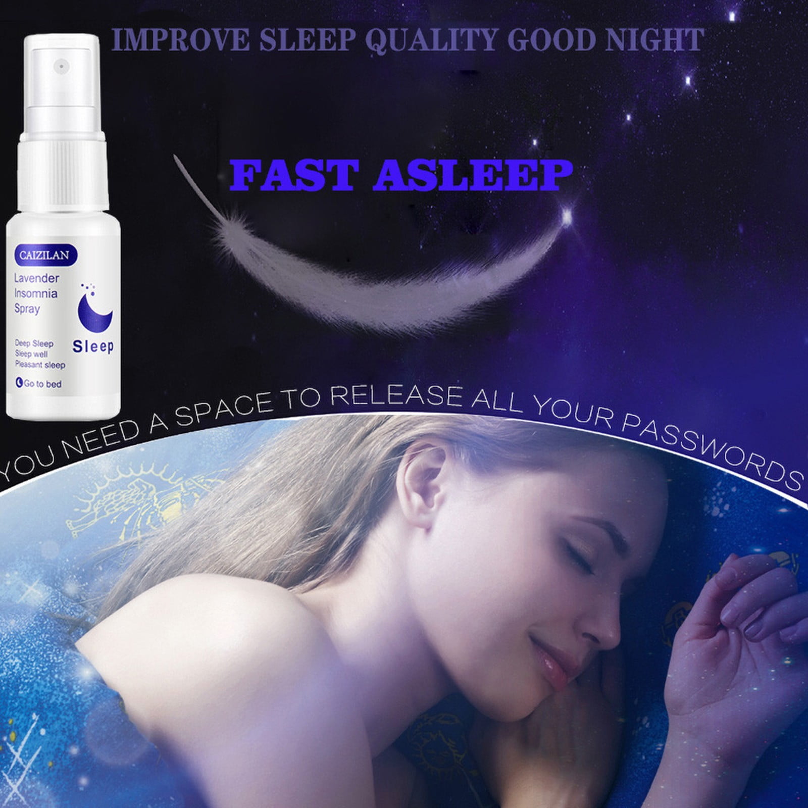 Sleep Spray Moisturizing Deep Sleep Pillow Spray 20ml Korean Stick ...