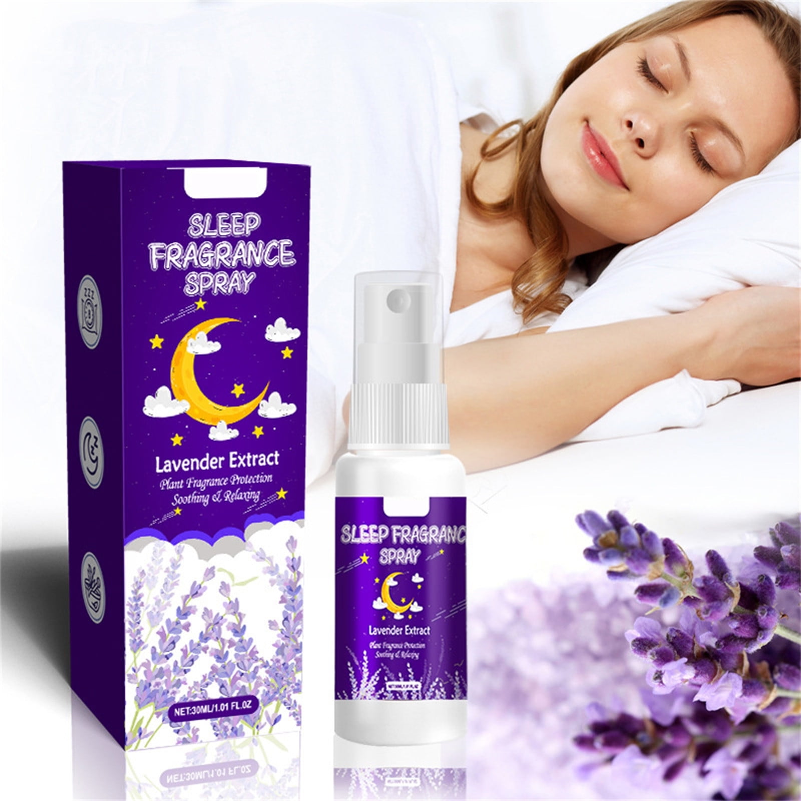 Sleep Spray - Pillow Spray for Sleeping, Deep Sleep Pillow Spray, Bed ...