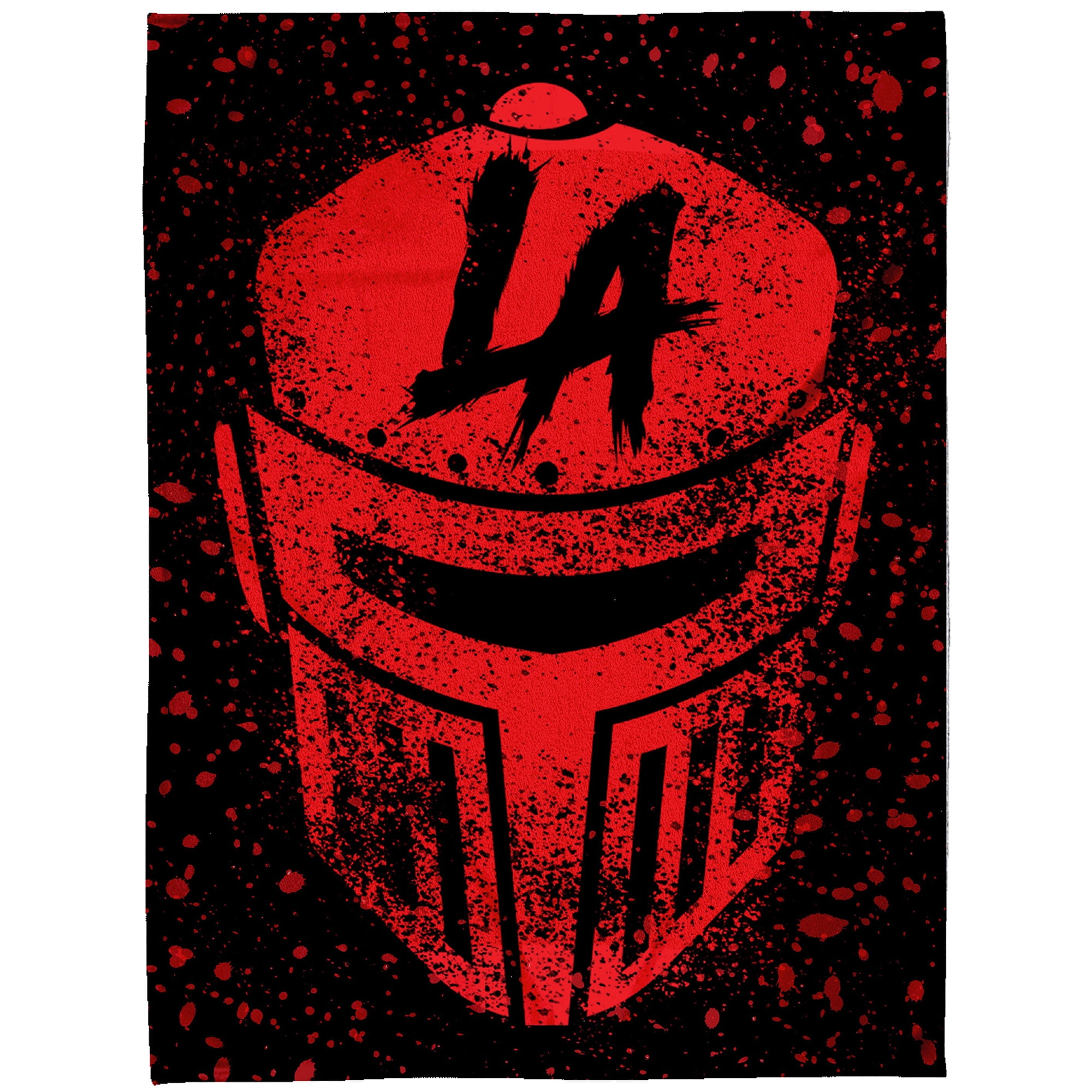 Sleep Squad Black LA Knight 60" x 80" Raschel Plush Throw Blanket ...