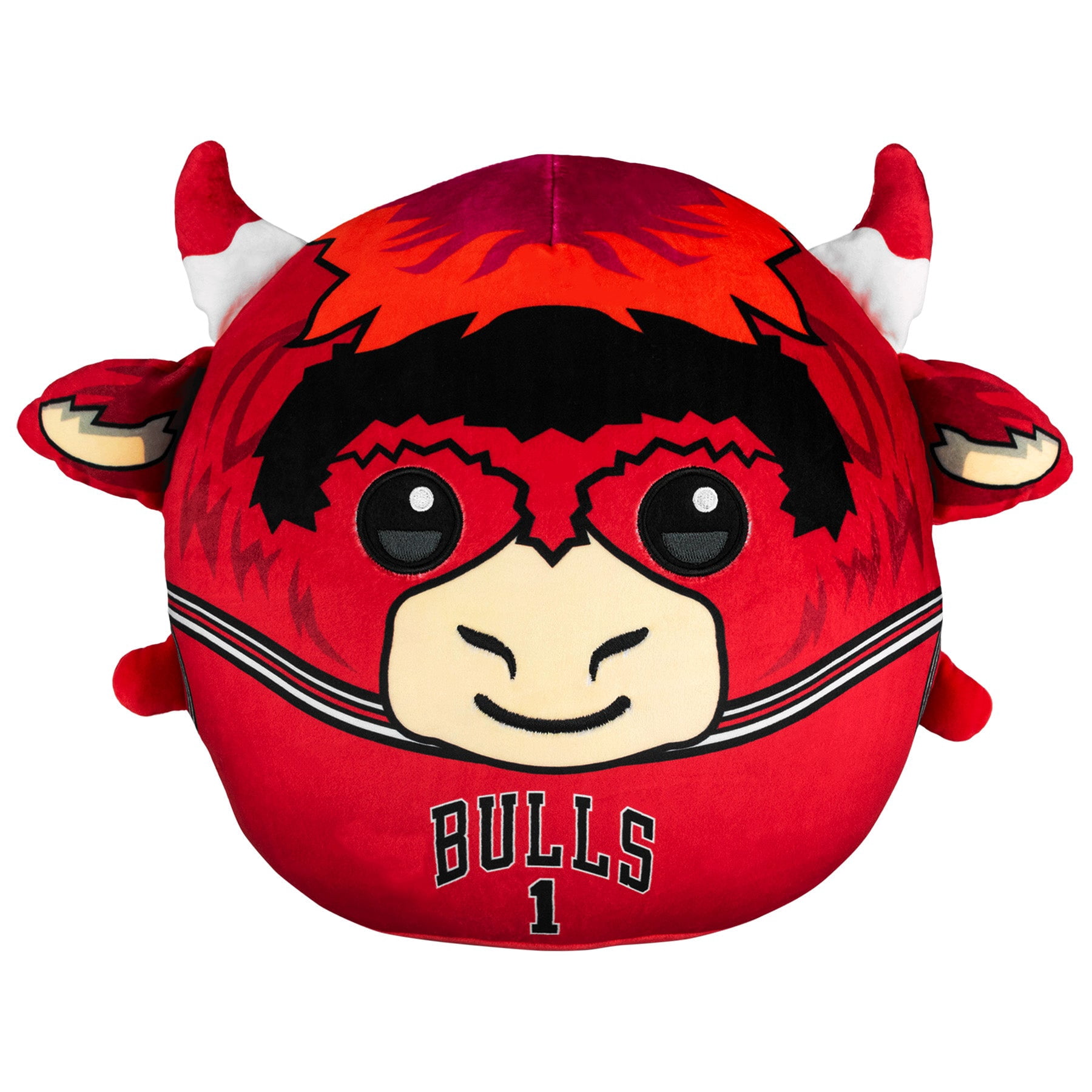 Sleep Squad Chicago Bulls Benny the Bull 12" Mascot Kiri Cloud Pillow ...