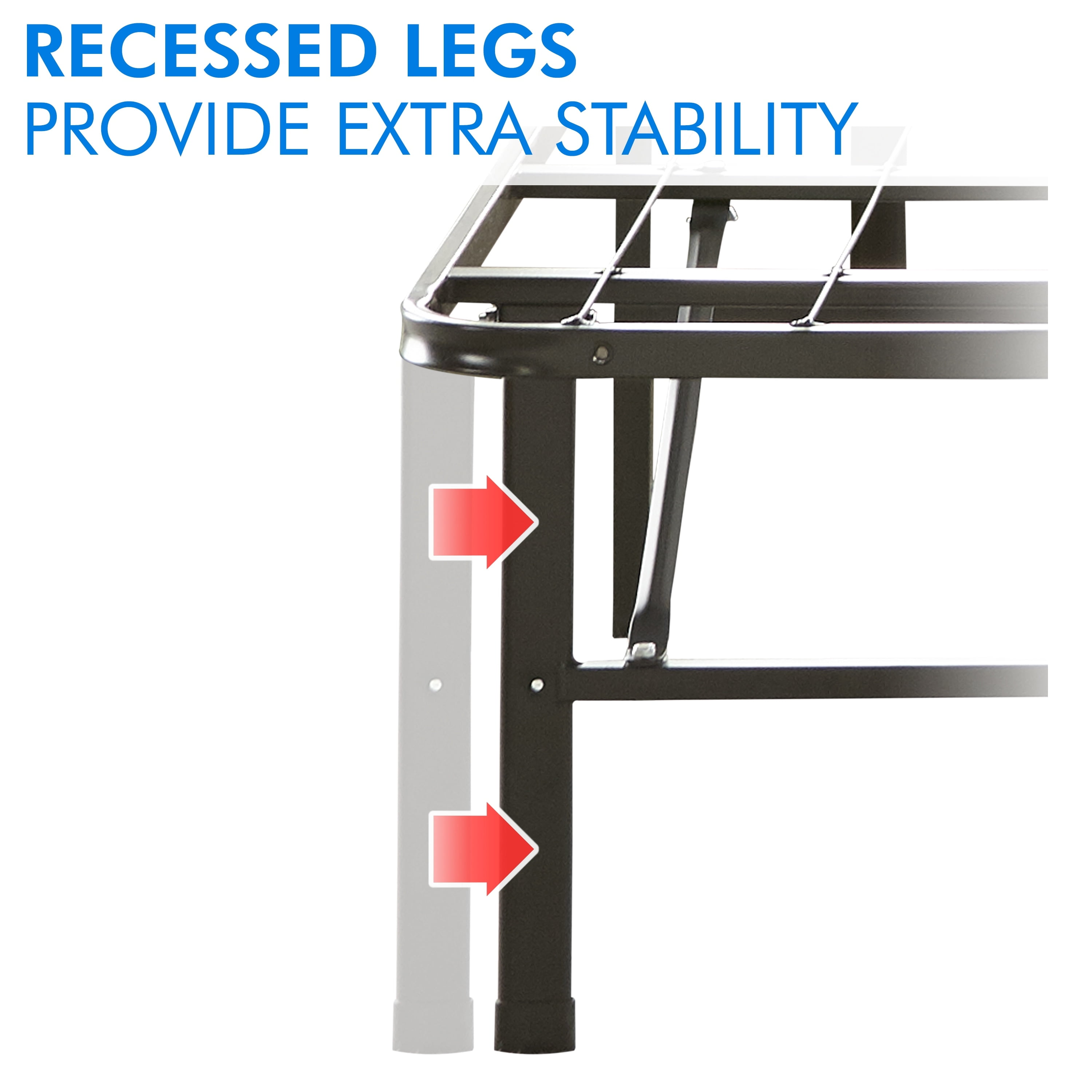 Sleep Sync Boyd Sleep Heavy Duty Queen 14-inch Platform Bed Frame ...