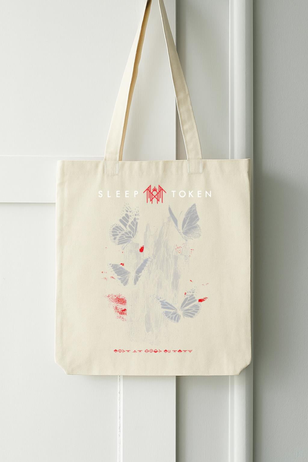 Sleep Token 'Butterflies' (Black) Tote Bag - NEW & OFFICIAL!-TH20904 ...
