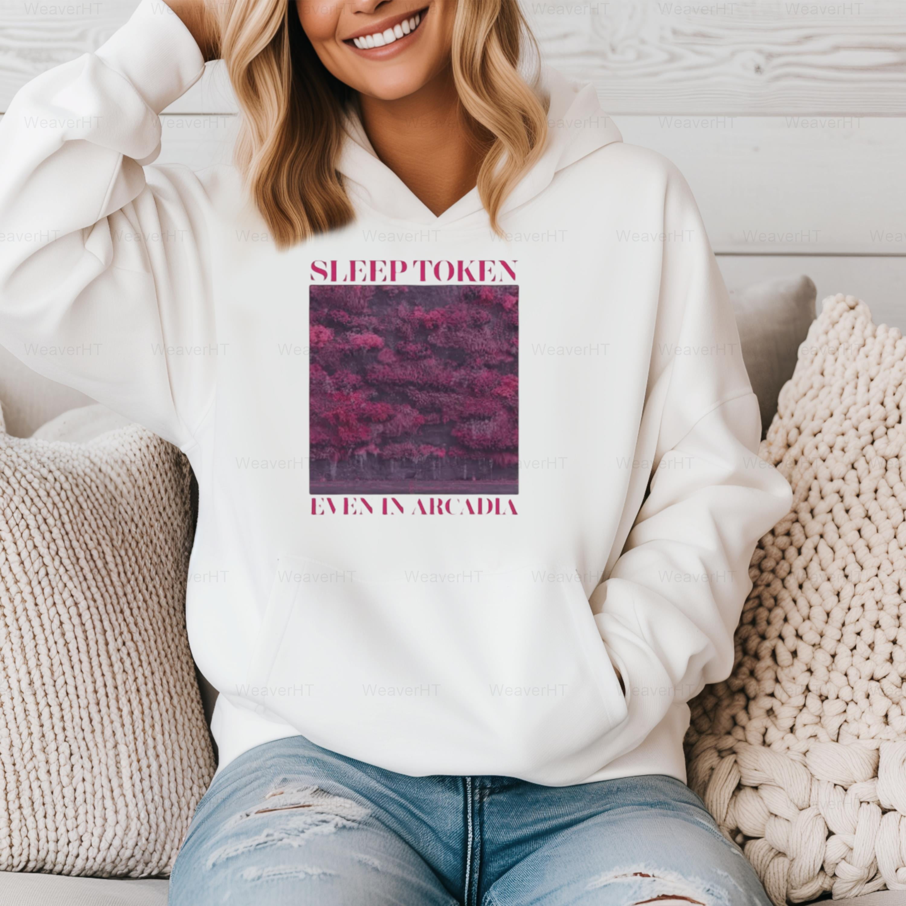 Sleep Token Hoodiewith Arcadia pink style and band 2025 design ...