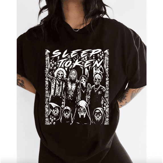 Sleep Token Skeleton Gothic Shirt, Sleep Token Even in Arcadia Tour ...