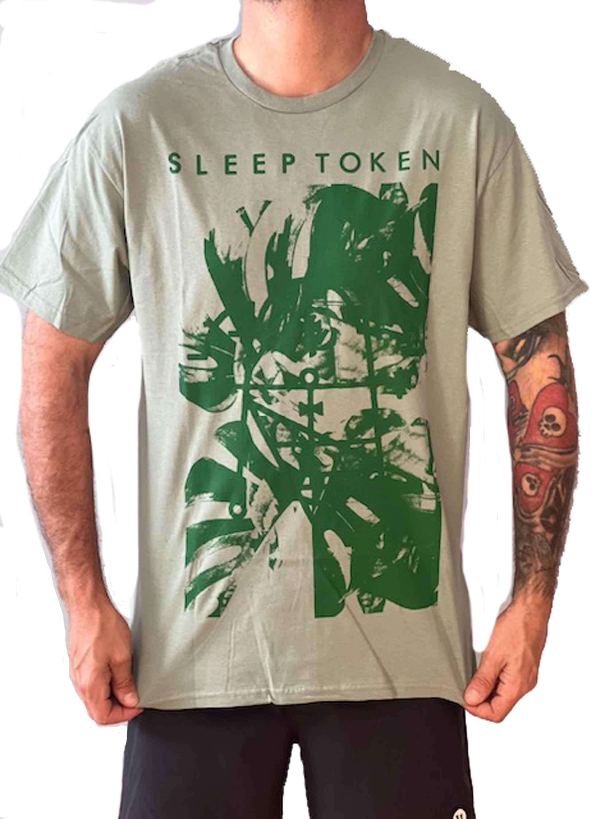 Sleep Token Take Aim Premium Oversized Men's T-Shirt Green - Walmart.com